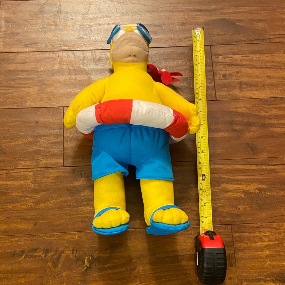Vtg Homer Simpson Beach Style Scuba Plush Doll, Size:… - Gem